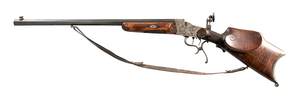 German Schuetzen Target Rifle | Barnebys