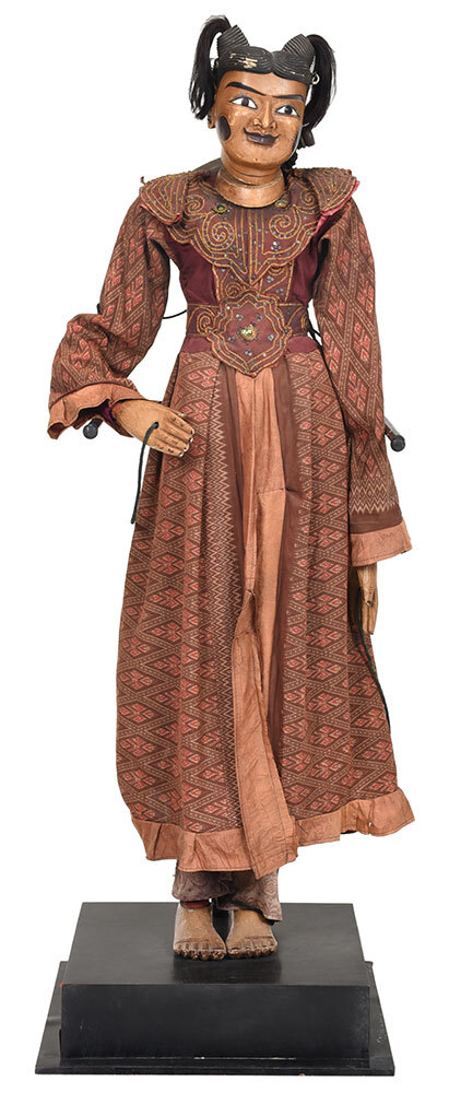 Life Size Burmese Marionette on Stand | Barnebys