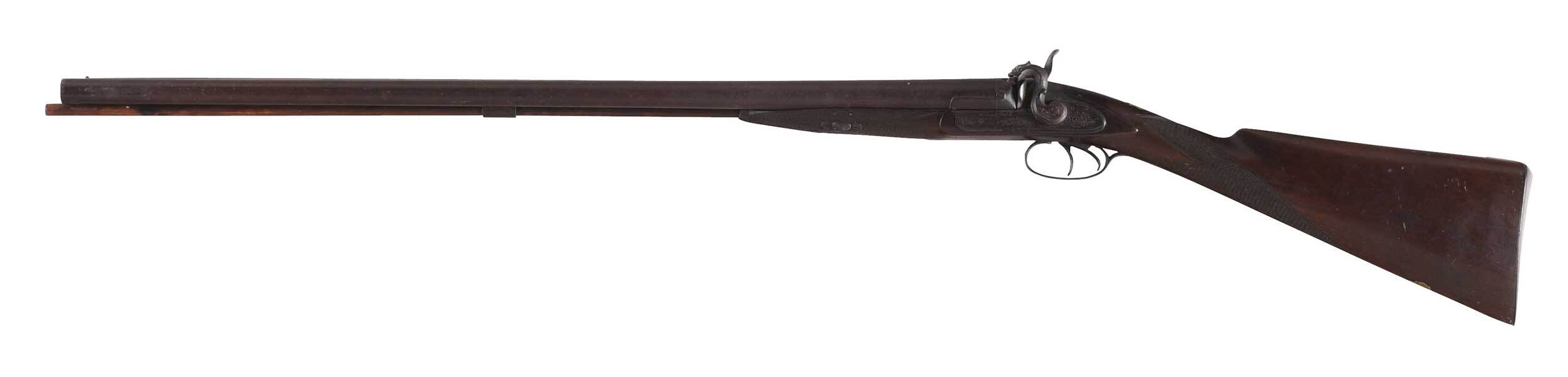 English Double Barrel Hammer Gun | Barnebys